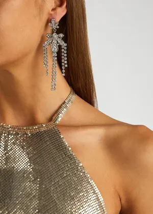 Rabanne Chandelier Crystal-embellished Drop Earrings