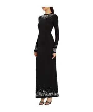 Rabanne Embellished Stretch-jersey Maxi Dress