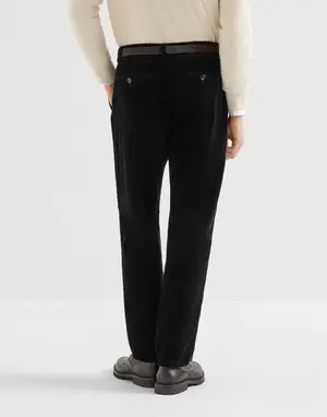 Brunello Cucinelli Garment-dyed Cotton Corduroy Trousers