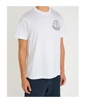 Moncler New Badge Logo-print Cotton T-shirt