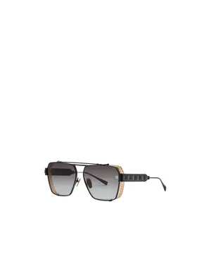 Balmain Premier Aviator-style Sunglasses - Gray