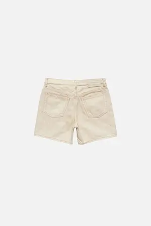 Acne Studios Light Wash Paint-splatter Denim Shorts