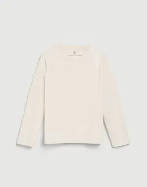 Brunello Cucinelli Cotton Jersey Long-sleeve T-shirt With Embroidery