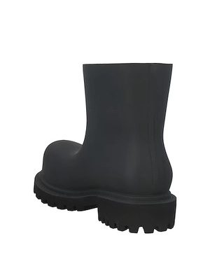 Balenciaga Platform Ankle Boots With Elastic Side Panels