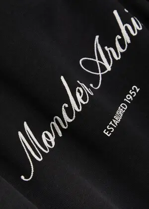 Moncler Logo-embroidered Cotton-blend Sweatshirt
