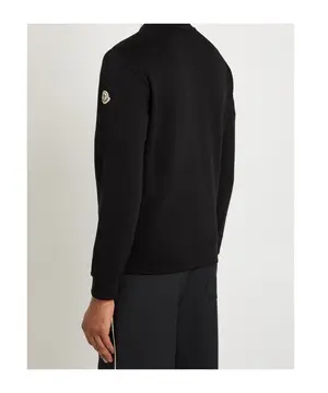 Moncler Logo-embroidered Cotton-blend Sweatshirt