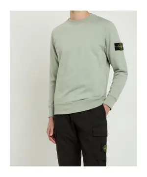 Stone Island Logo Cotton Sweatshirt