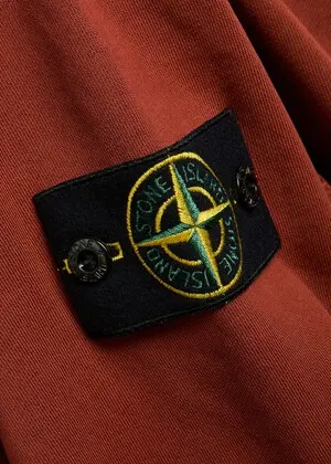 Stone Island Hooded Cotton Sweatshirt