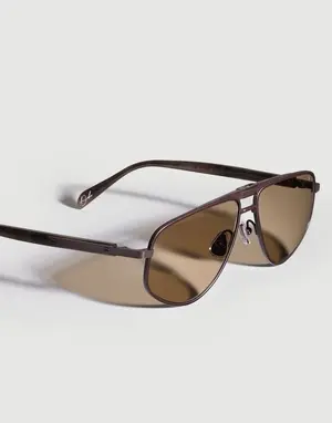 Brunello Cucinelli Full-rim Aviator Sunglasses