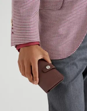 Brunello Cucinelli Internal Card Slots Leather Wallet