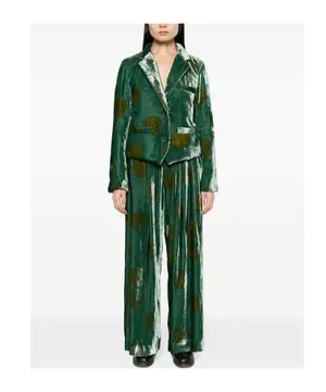UMA WANG Pleated Zipper Casual Pants