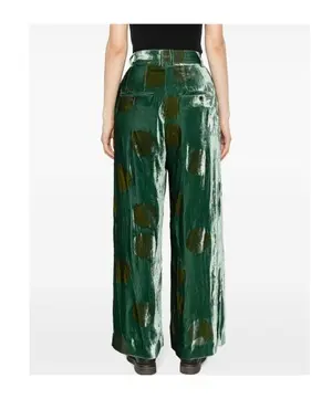 UMA WANG Pleated Zipper Casual Pants