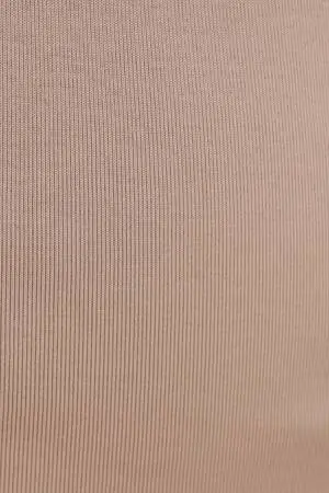 Prada Ribbed Knit U-neck Top