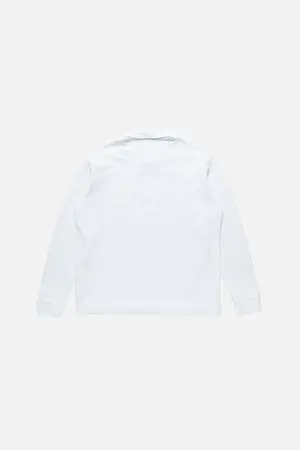 Acne Studios Logo-print Long-sleeve Polo Shirt