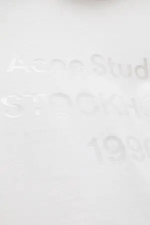 Acne Studios Logo-print Long-sleeve Polo Shirt