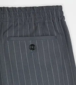 TOD'S Pinstripe-pattern Drawstring Trousers