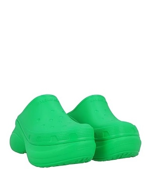 Balenciaga Rubber Mules And Clogs - Green
