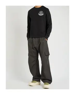 Moncler New Badge Logo-print Cotton Sweatshirt