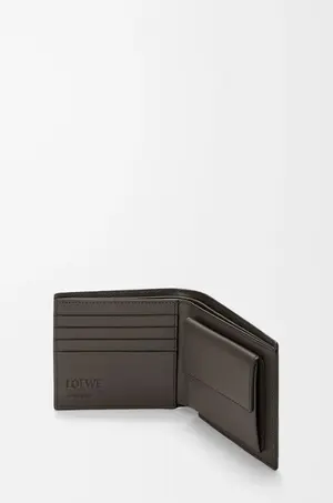 Loewe Puzzle Bifold Coin Wallet In Supple Grained Calfskin