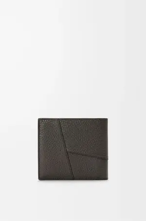 Loewe Puzzle Bifold Coin Wallet In Supple Grained Calfskin