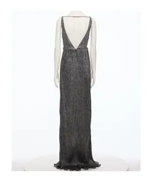 Valentino Garavani Sleeveless V-neck Gown