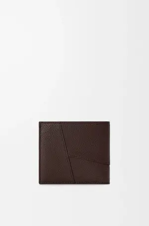 Loewe Puzzle Bifold Coin Wallet In Supple Grained Calfskin