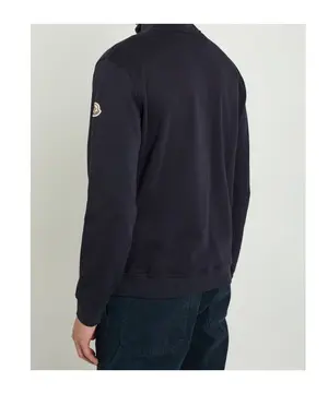 Moncler Logo-embroidered Cotton-blend Sweatshirt
