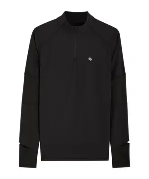 REPRESENT 247 Run Quarter Zip Stretch-jersey Jacket - Black