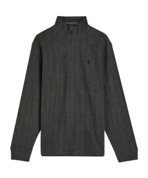 Polo Ralph Lauren Herringbone Cotton Sweatshirt - Black