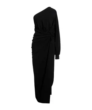 Balenciaga Synthetic Jersey One-shoulder Maxi Dress
