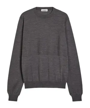 JIL SANDER Panelled Wool Jumper - Black