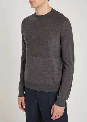 JIL SANDER Panelled Wool Jumper