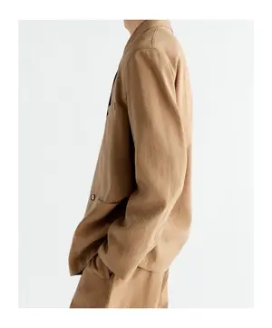 LEMAIRE Light Double-breasted Jacket In Dry Silk