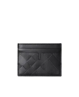 Burberry Check-pattern Embossed Finish Cardholder