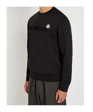 Moncler Logo Badge Cotton Sweatshirt