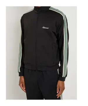 REPRESENT Taped Logo-embroidered Jersey Track Jacket