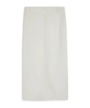 TOD'S Midi Skirt In Linen