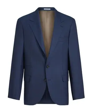 Brunello Cucinelli Super 150s Virgin-wool Prince Of Wales Blazer