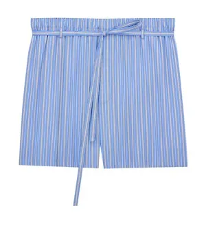 Saint Laurent Striped Shorts