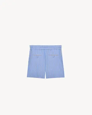 Saint Laurent Striped Shorts
