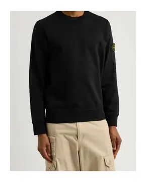 Stone Island Logo Cotton Sweatshirt