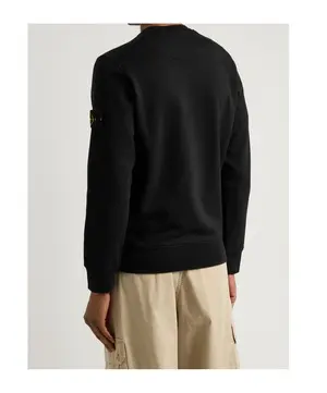 Stone Island Logo Cotton Sweatshirt