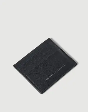Brunello Cucinelli Grained Calfskin Card Case