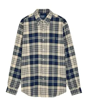 Polo Ralph Lauren Plaid Flannel Shirt - Gray