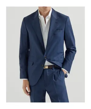 Brunello Cucinelli Super 150s Virgin-wool Houndstooth Blazer