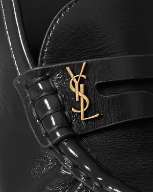 Saint Laurent Round-toe High-heeled Sandals - Black