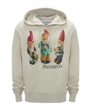 J.W.ANDERSON Jw Anderson Gnome Trio Drawstring Hoodie - Nude