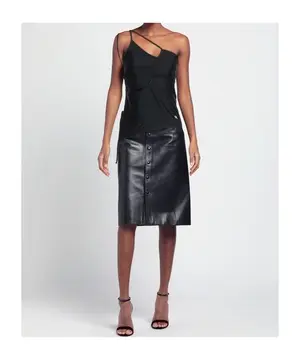 Balenciaga One-shoulder Asymmetrical Top With Logo Detail