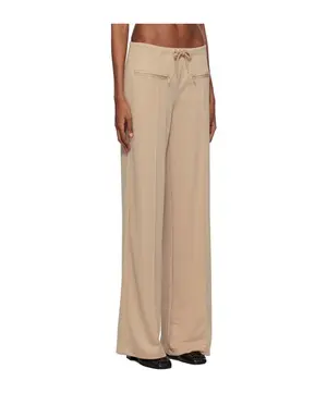 COURREGES Courrèges Mid-rise Drawstring Wide-leg Pants