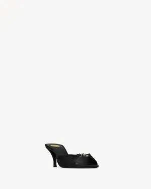 Saint Laurent Jerry Logo Embellished Mules